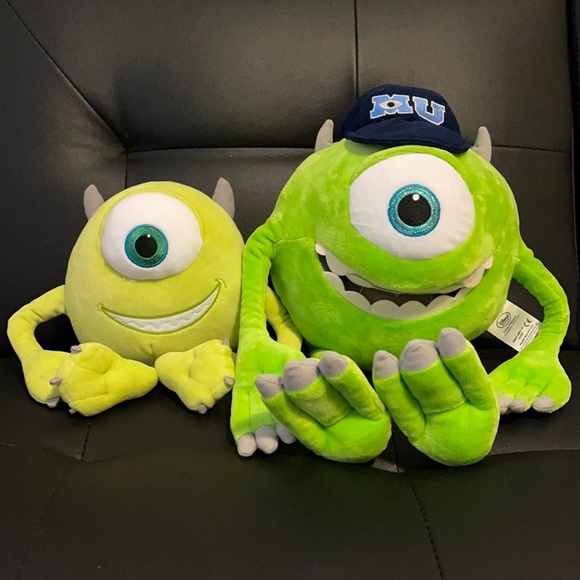 Disney | Toys | Disney Monsters Inc Stuffed Animals Mike Wazowski ...